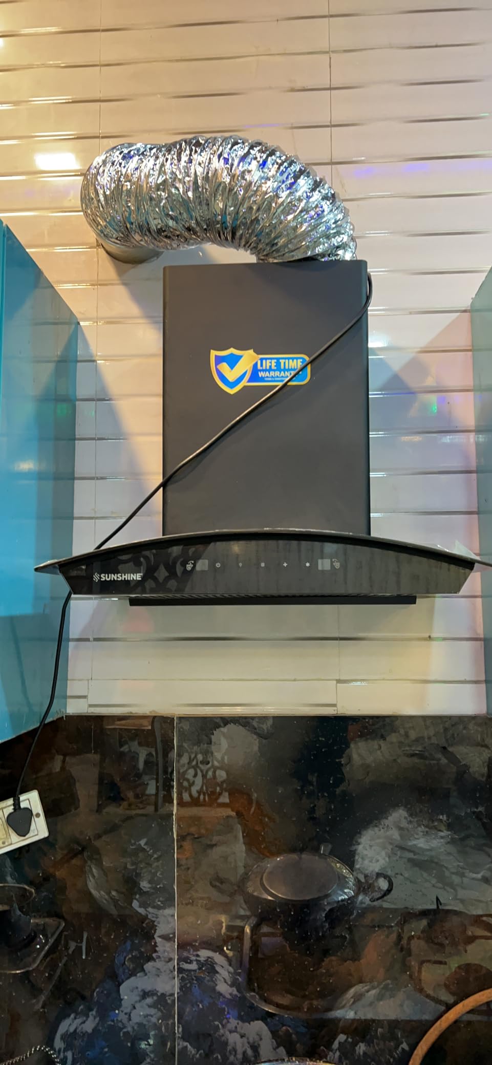 Sunshine Desire 60cm 1250 m3/hr, Heat Autoclean Filterless Chimney ...