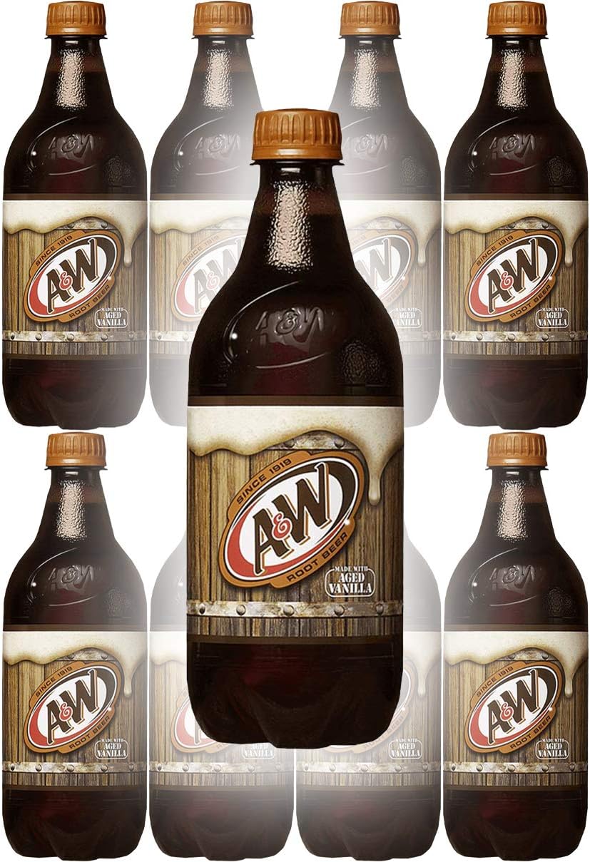 Amazon.com : A&W Zero (Diet) Root Beer, 20 Fl Oz Bottles, (Pack of 12 ...