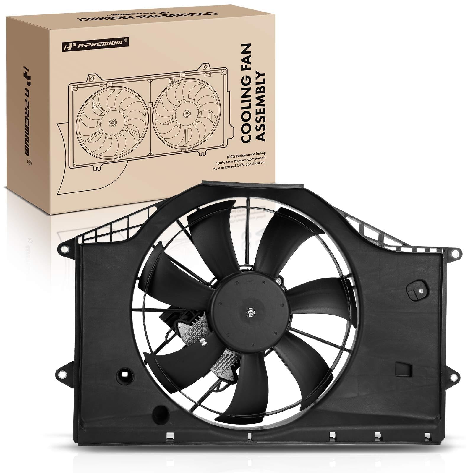 Amazon.com: A-Premium Engine Radiator Cooling Fan Assembly with ...
