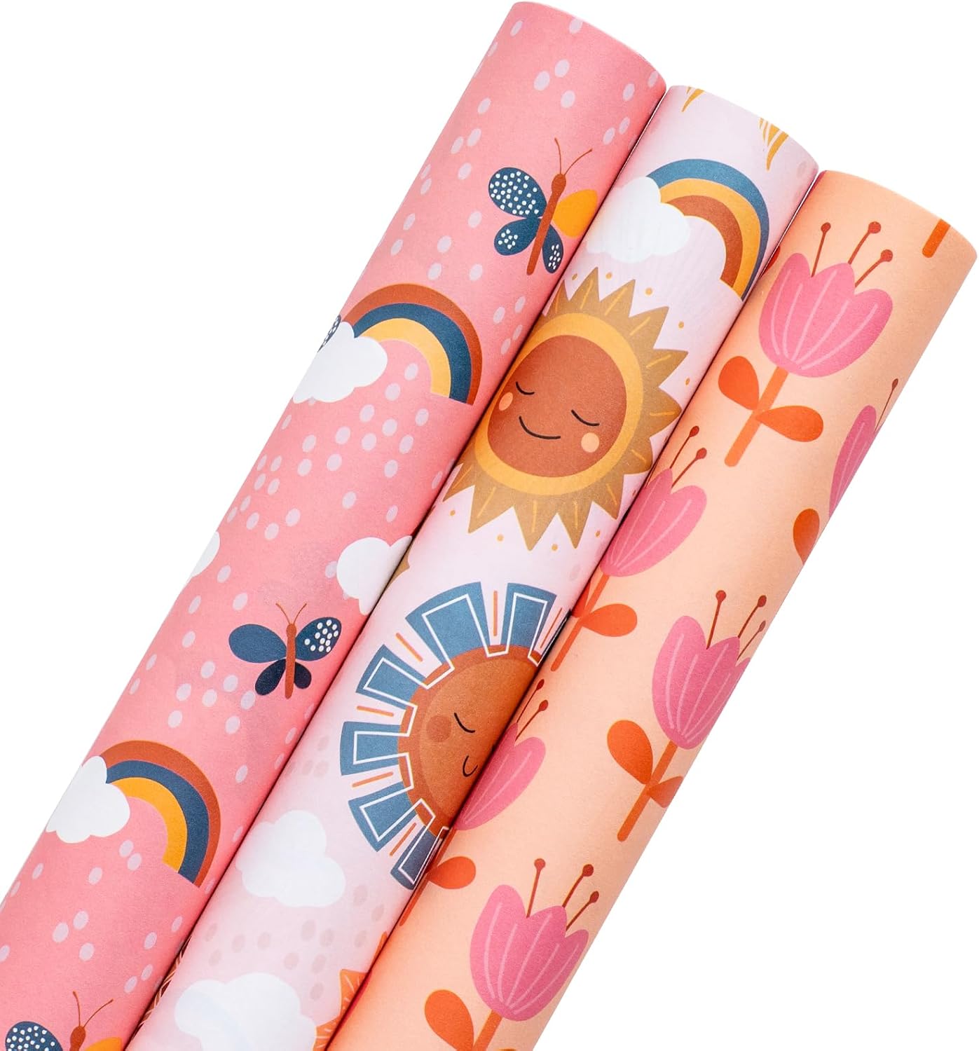 Amazon.com: RUSPEPA Kraft Wrapping Paper Rolls - Mini Roll - for ...