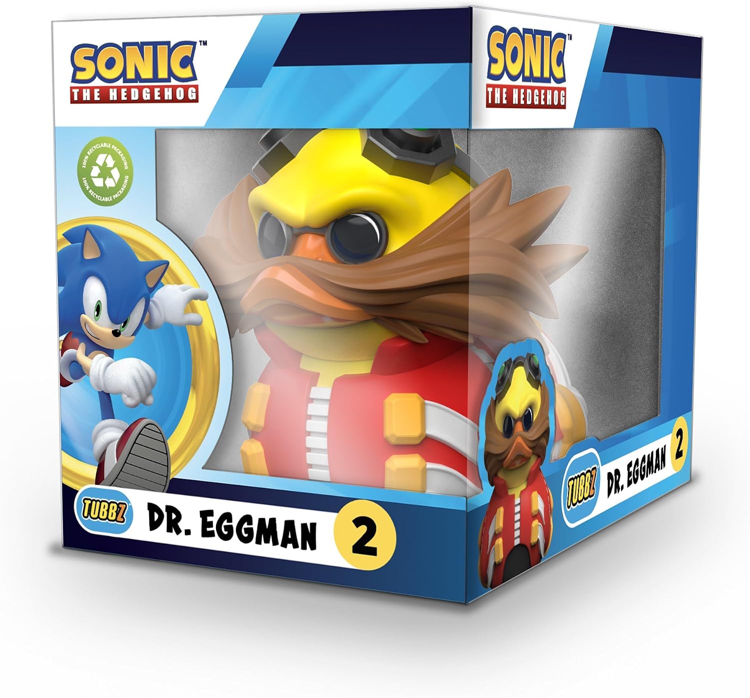 Amazon.com: TUBBZ Boxed Edition Dr Eggman Collectible Vinyl Rubber Duck ...
