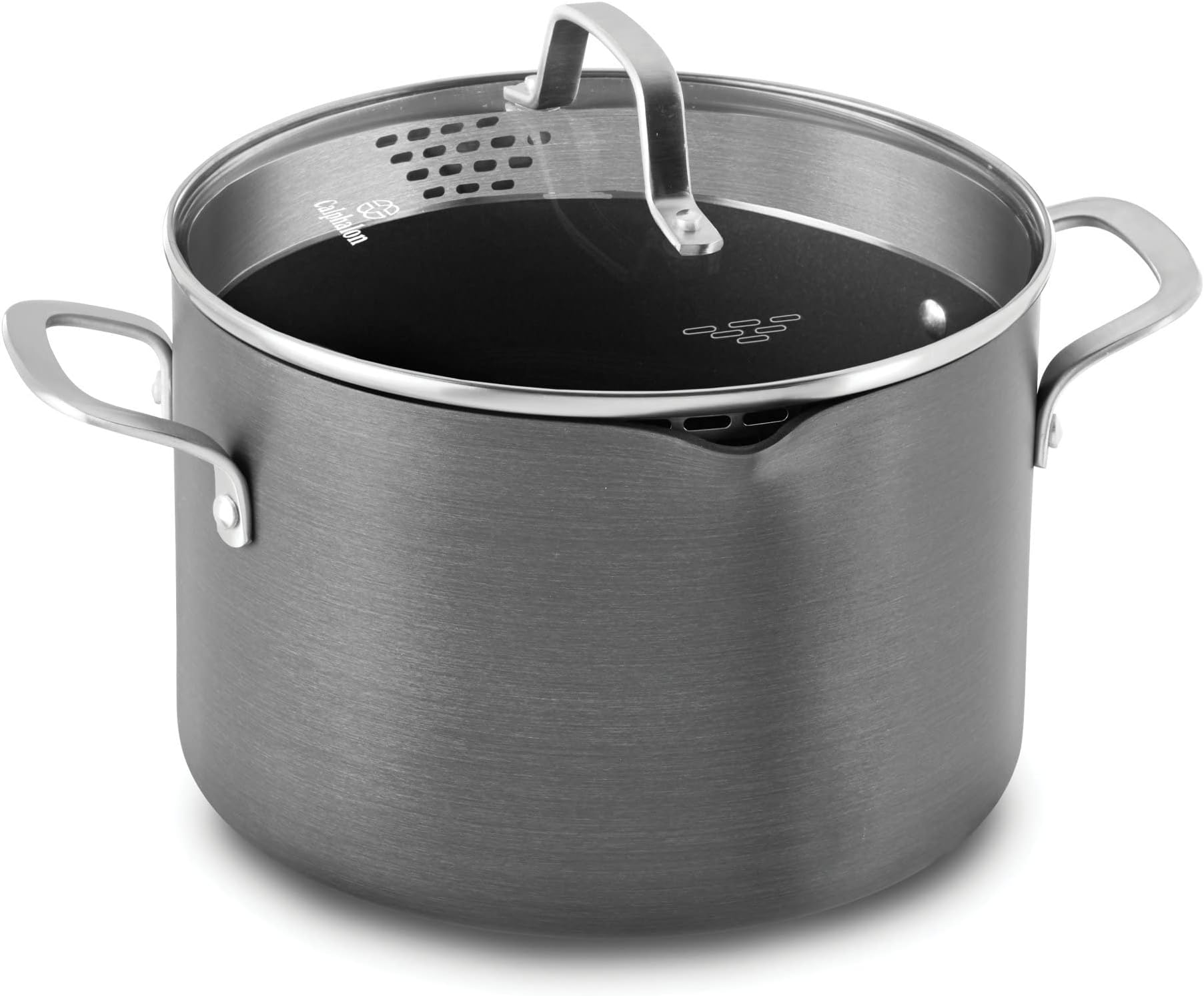 Amazon.com: Calphalon 1756064 Unison Nonstick 4-Quart Soup Pot with Lid ...