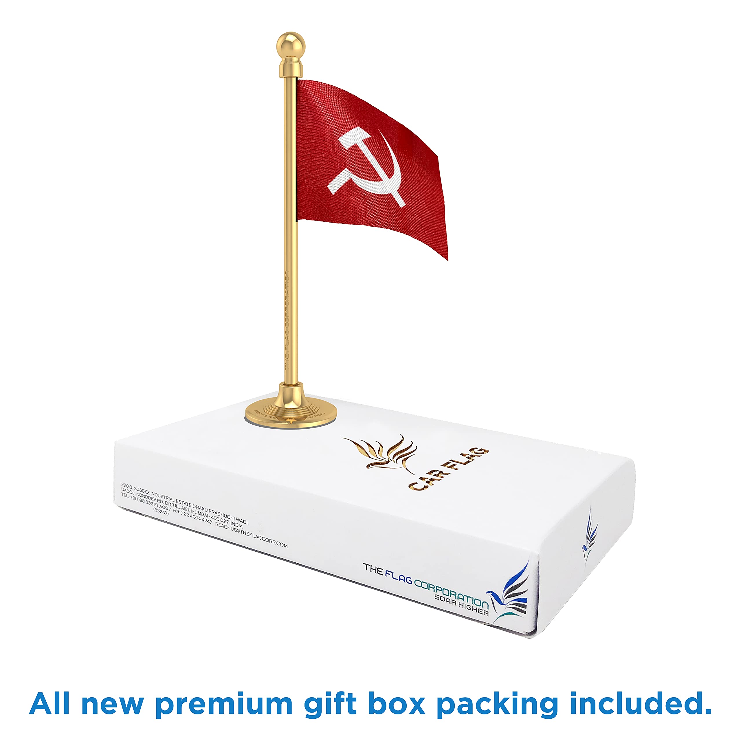 Indian Communist Flag Communist Party Of India Red Flags Buntings