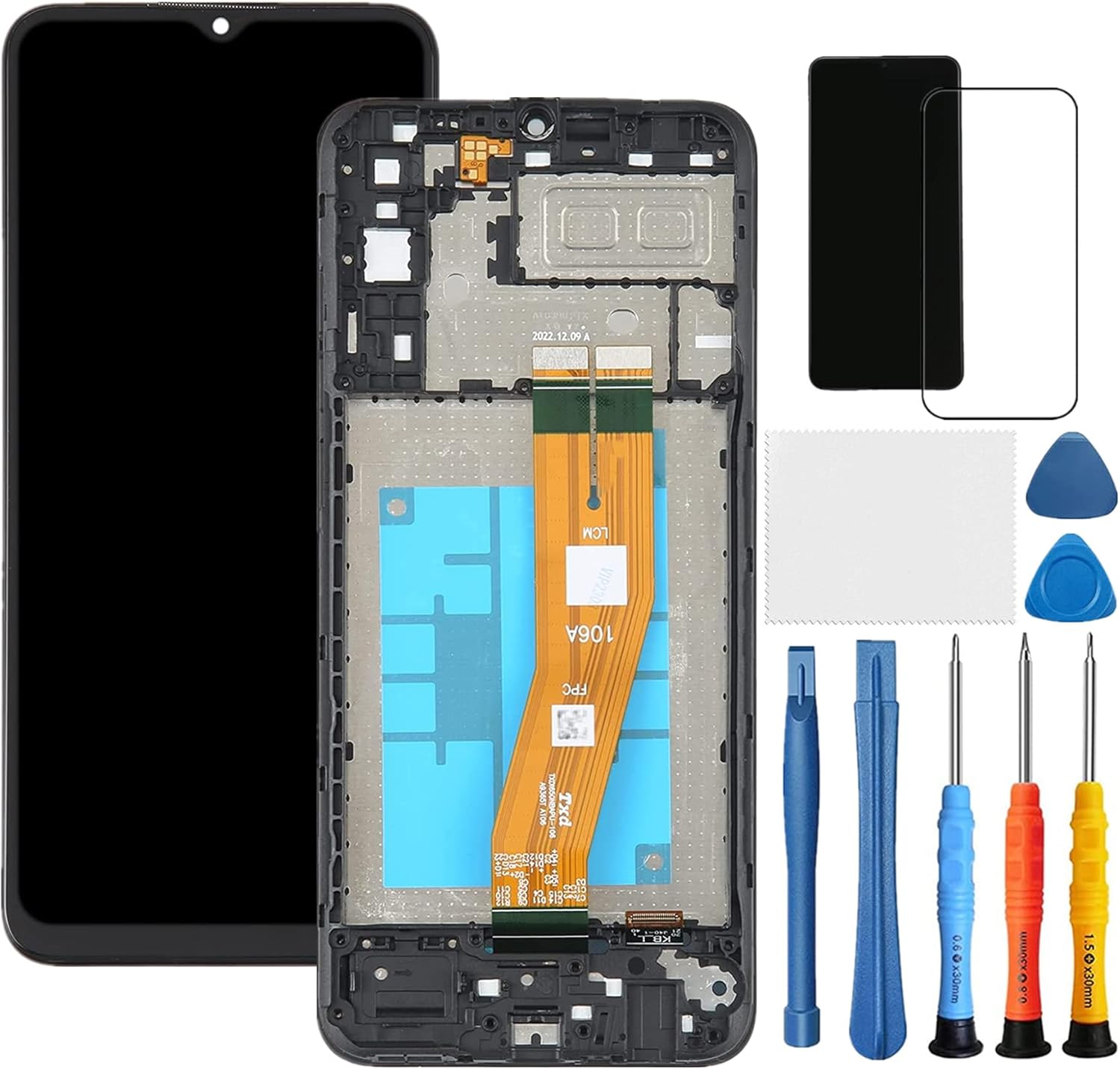 Amazon.com: WINCGYCG Screen Replacement for Samsung Galaxy A04e for Samsung Galaxy A04e a042 ...