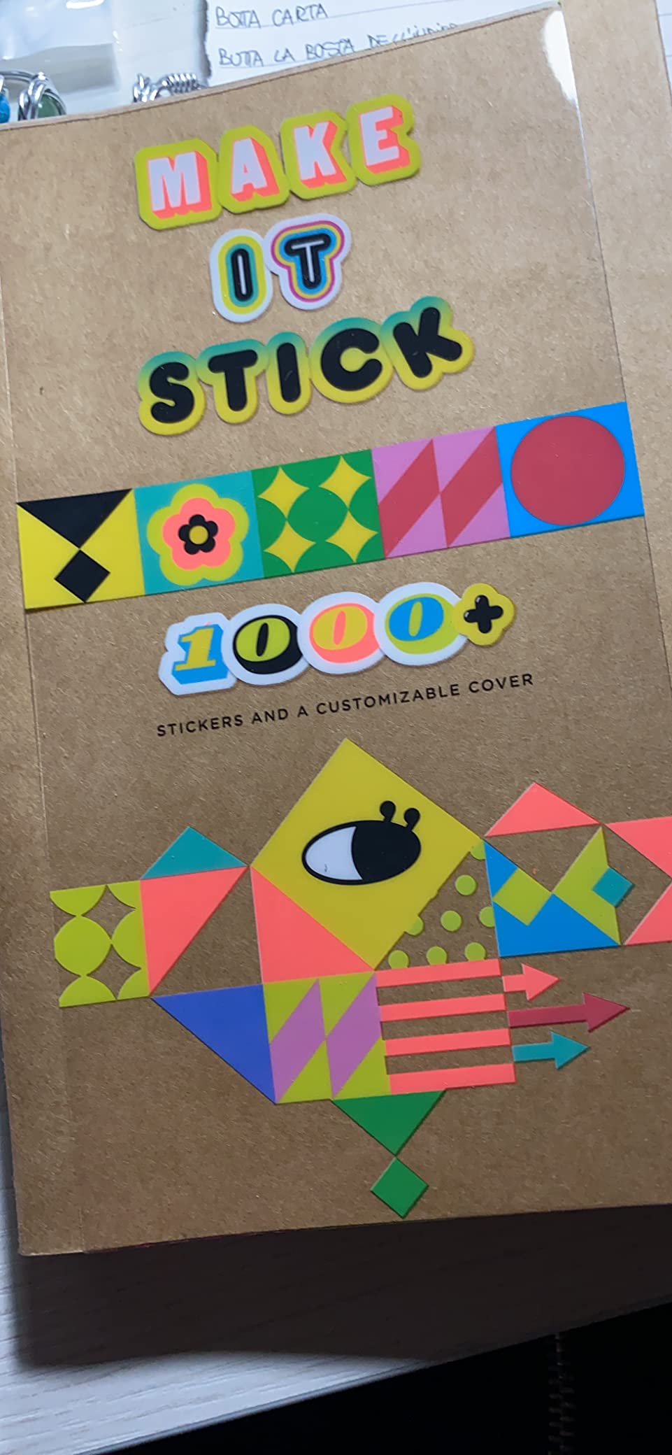 Make It Stick Notebook: 1,000+ Stickers and a Customizable Cover ...