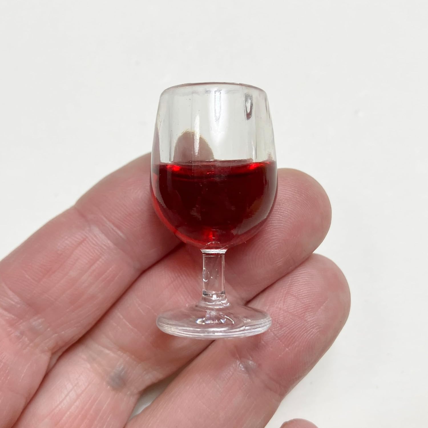 Amazon.com: Morezmore M01487 1pc Miniature Wine Glass Goblet Mini Prop ...