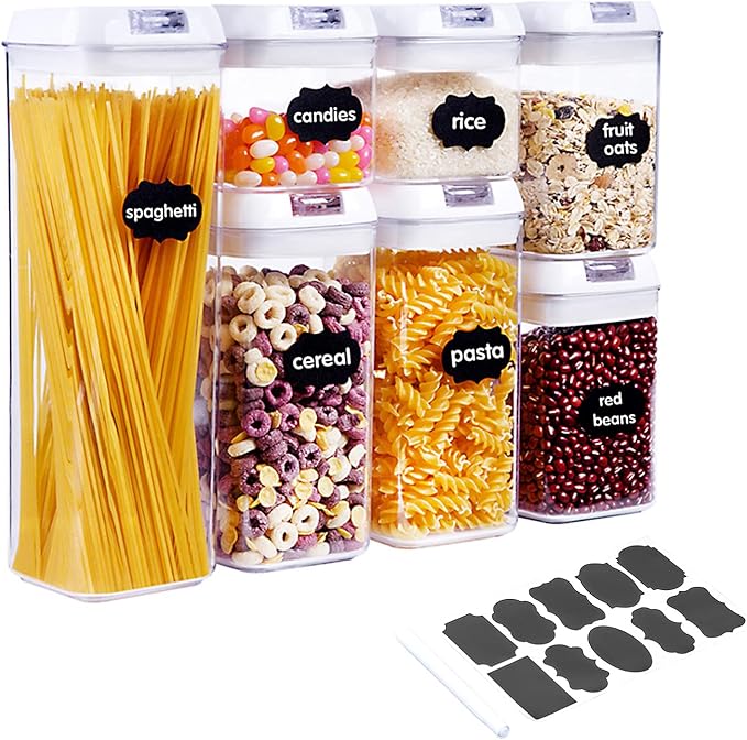 Amazon.com: Modern-Depo Food Storage Container 7PCS Airtight Kitchen ...