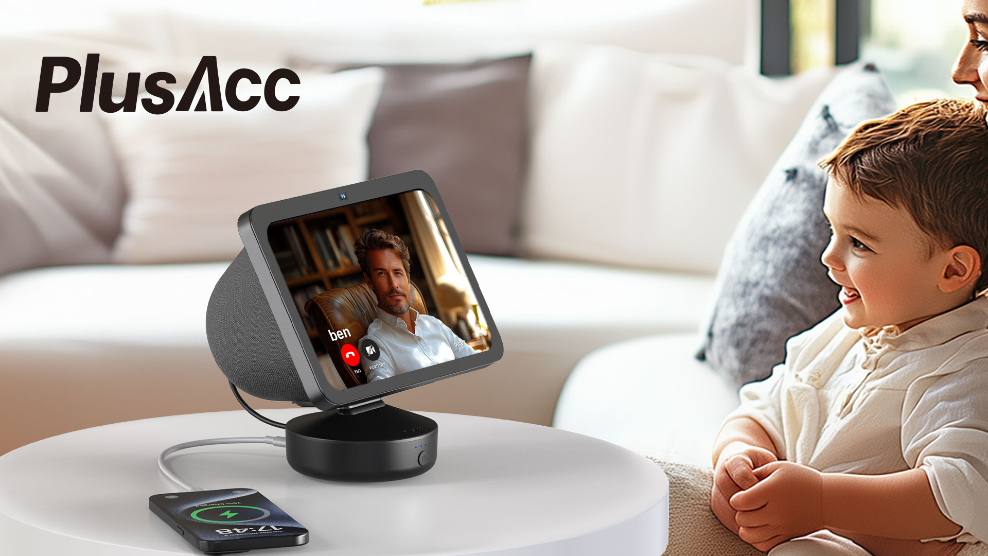 Echo Show Stand PlusAcc 10000mAh Battery Base For Echo Show 8 (3rd Gen ...