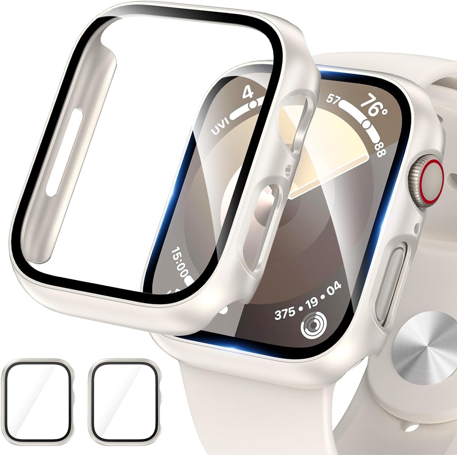 Amazon.com: 2 Pack Case for Apple Watch 40mm SE Series 6/5/4/SE 2nd Gen ...