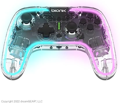 BIONIK RGB Wireless Controller for Nintendo Switch & PC Games ...
