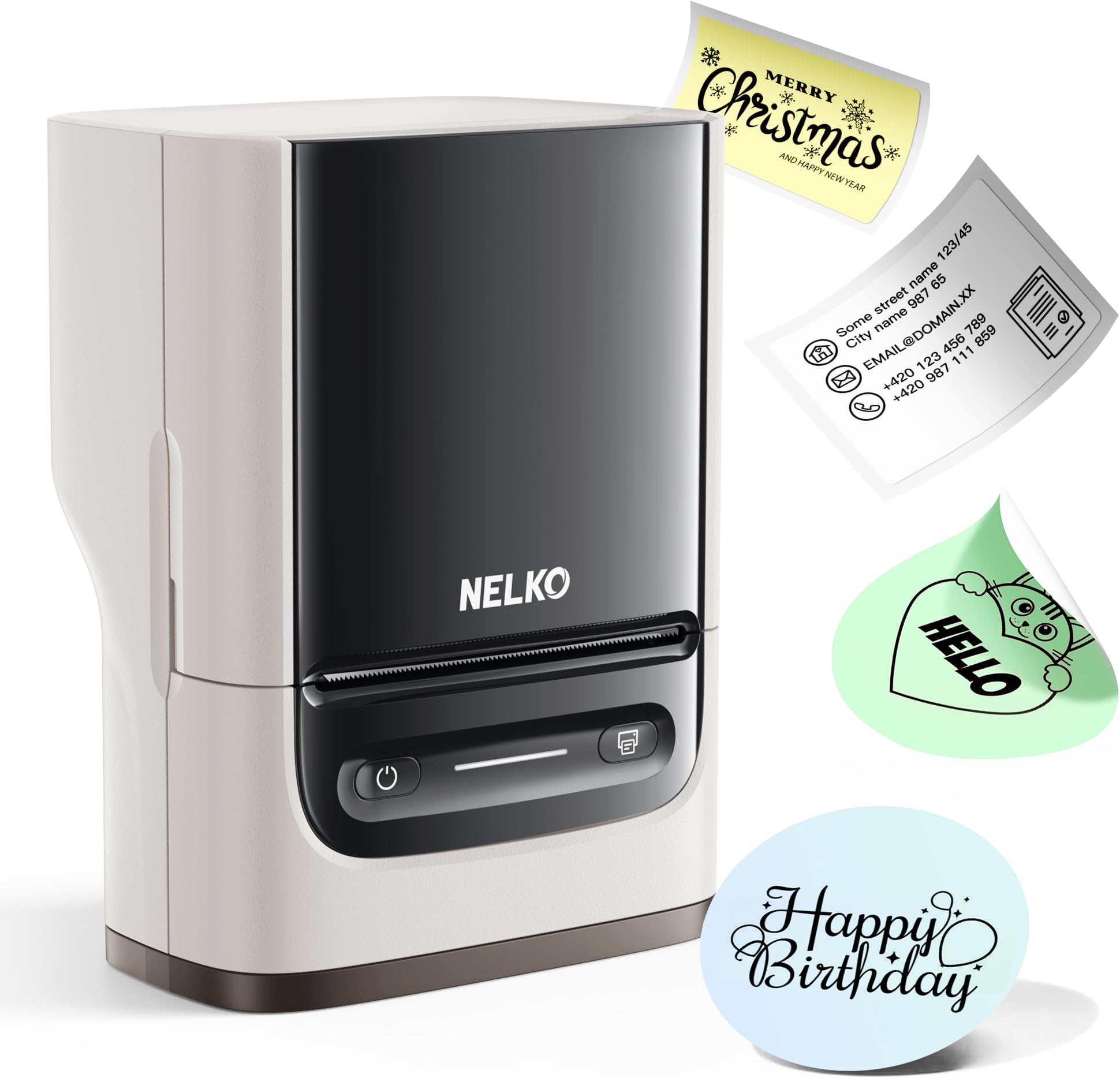 Amazon.com : Nelko PM220 Label Maker, 2 Inch Bluethooth Protable ...