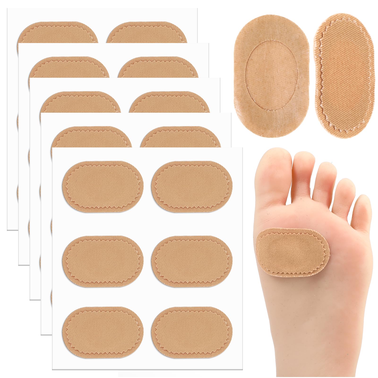 Amazon.com: 30 Pcs Bunion Pads, Bunion Cushion Protector Pads Foot ...