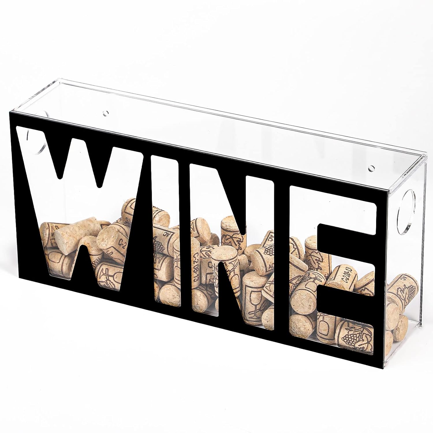 Amazon.com - Koluti Wine Cork Holder Stand Wall Mounted, (13 x 6 inch ...