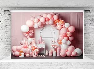 Amazon.com : Kate Kids Photo Backdrop 1st Birthday Party Decoration ...