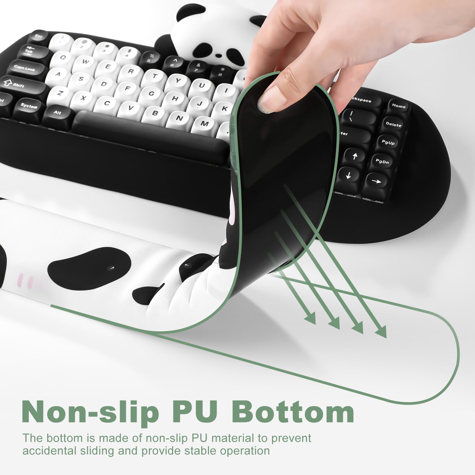 Snapklik.com : YUNZII Ergonomic Keyboard Wrist Support For Typing Pain ...