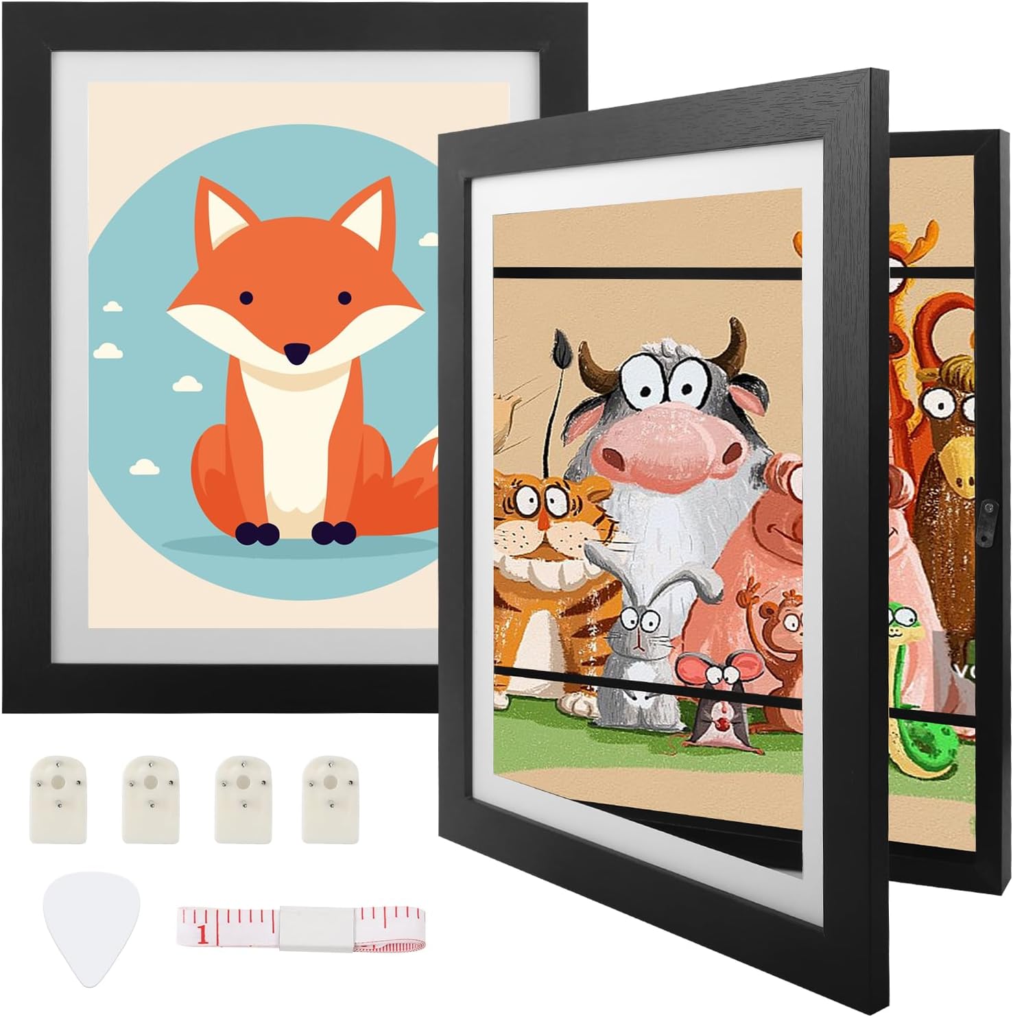 Amazon.com: LRXUMN [2-Pack] Kids Art Frames 10x12.5 Picture Frame ...