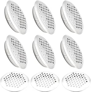 Amazon.com: Litoexpe 40 Pieces Round Soffit Vents, 2 Inch (53mm ...