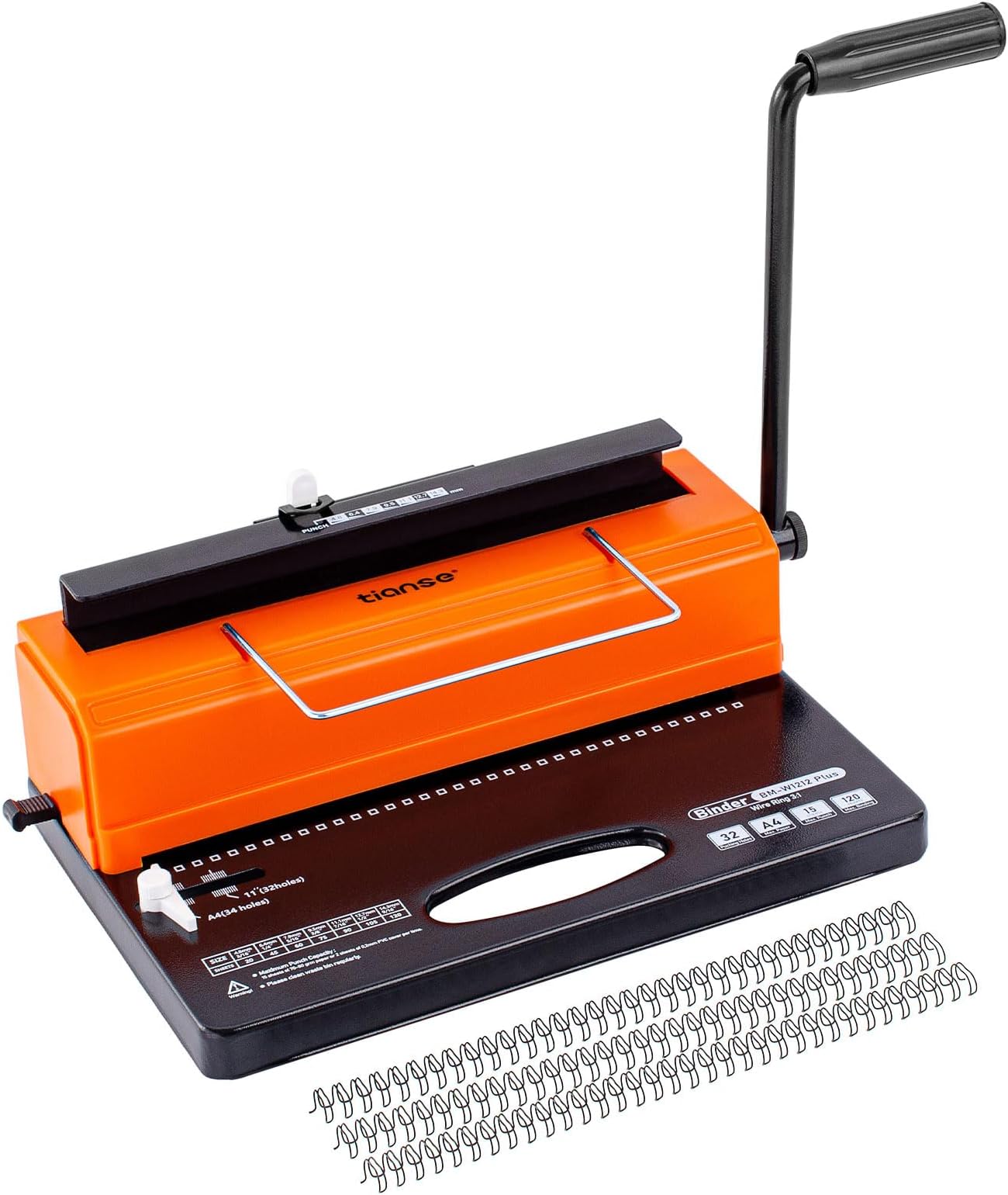 Amazon.com : Letter Size Wire Binding Machine, TD-132 Books Binding ...