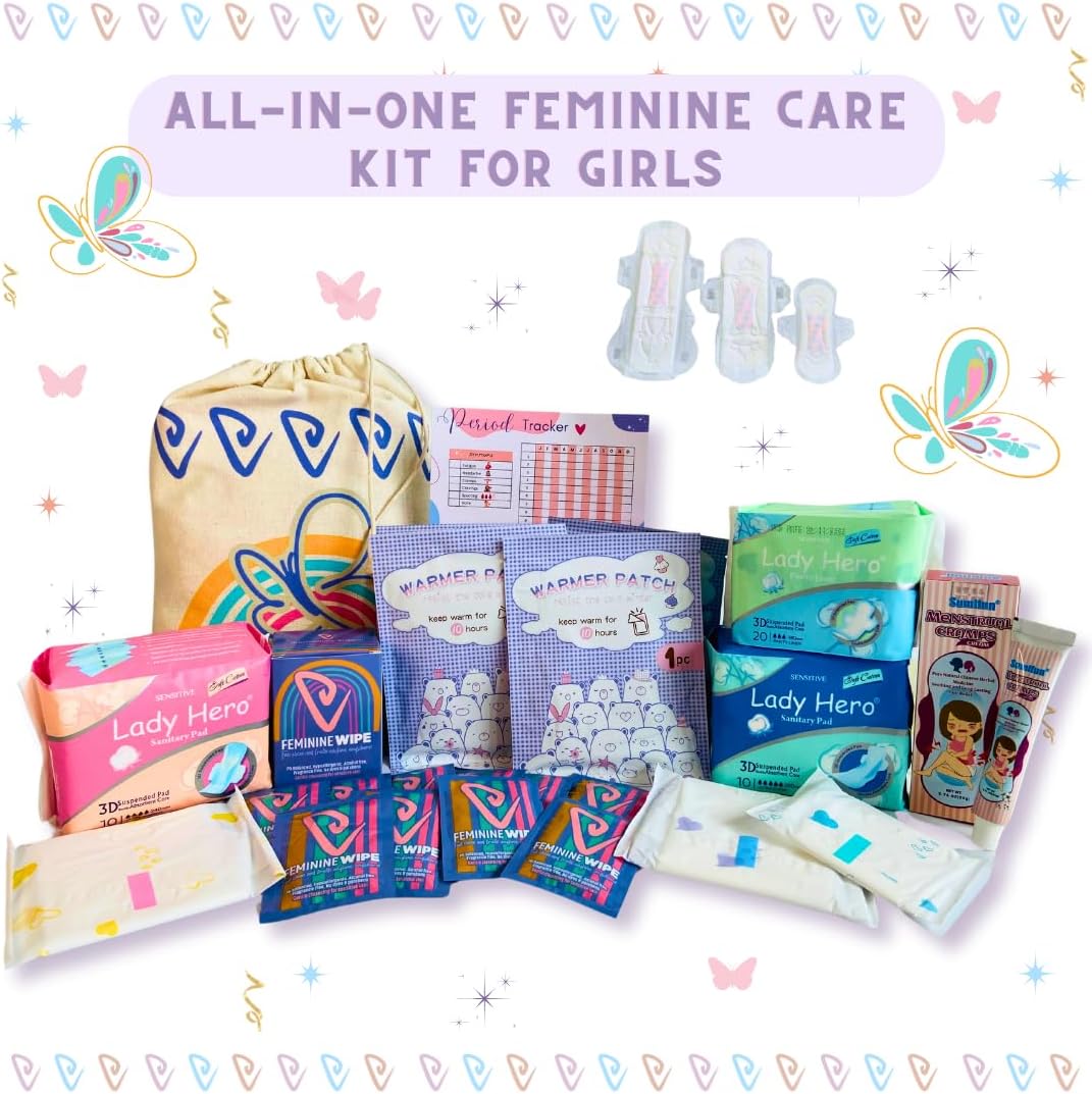 Amazon.com: Period Kit for Tweens - First Period Kit for Girls 9-12 10 ...