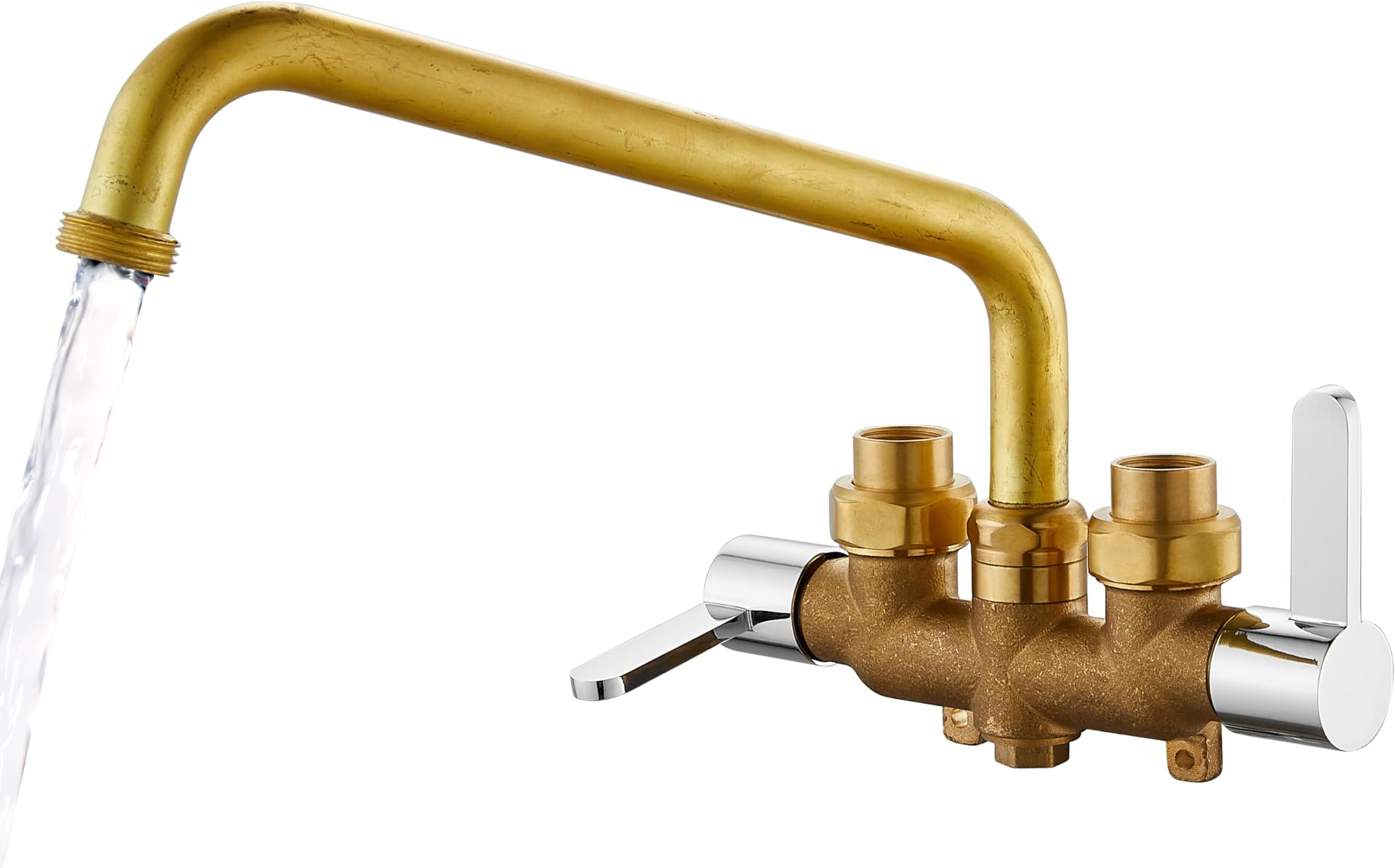 Central Brass 470 Two-Handle Laundry Faucet Commercial Quality Wall ...