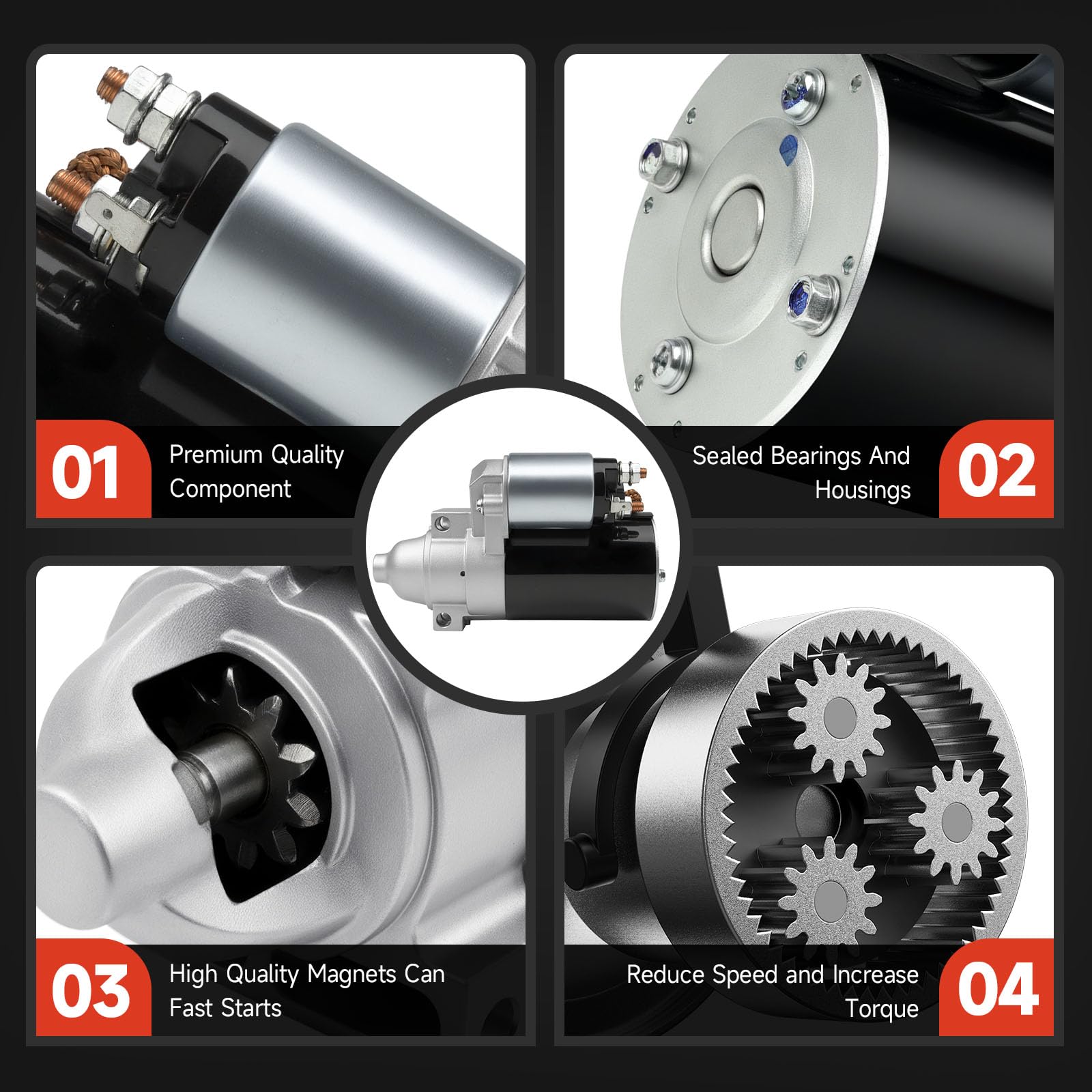 Kohler 7000 Series Starter New 12V Starter Motor For Kohler Engines ...