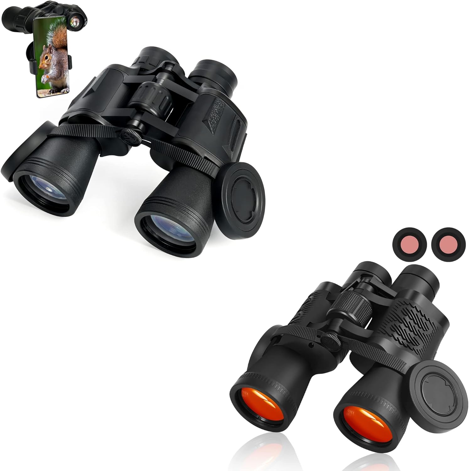 Amazon.com : 10x50 HD Binoculars for Adults & Kids High Powered ...
