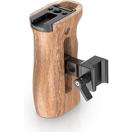 Amazon.com : SmallRig Universal Side Wooden NATO Handle Grip DSLR ...