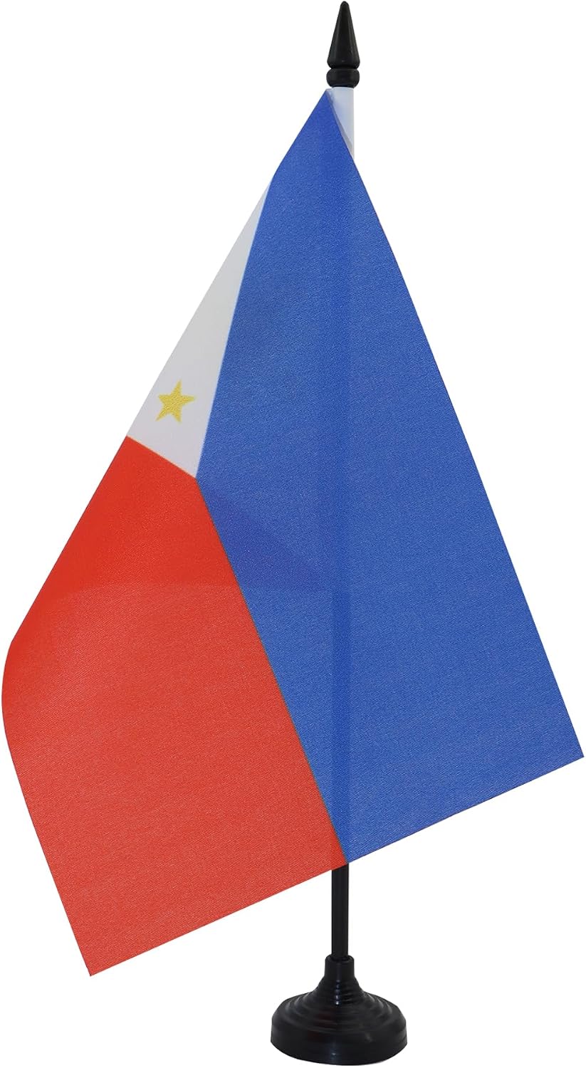 Amazon.com : AZ FLAG Philippines Table Flag 5'' x 8'' - Filipino Desk ...