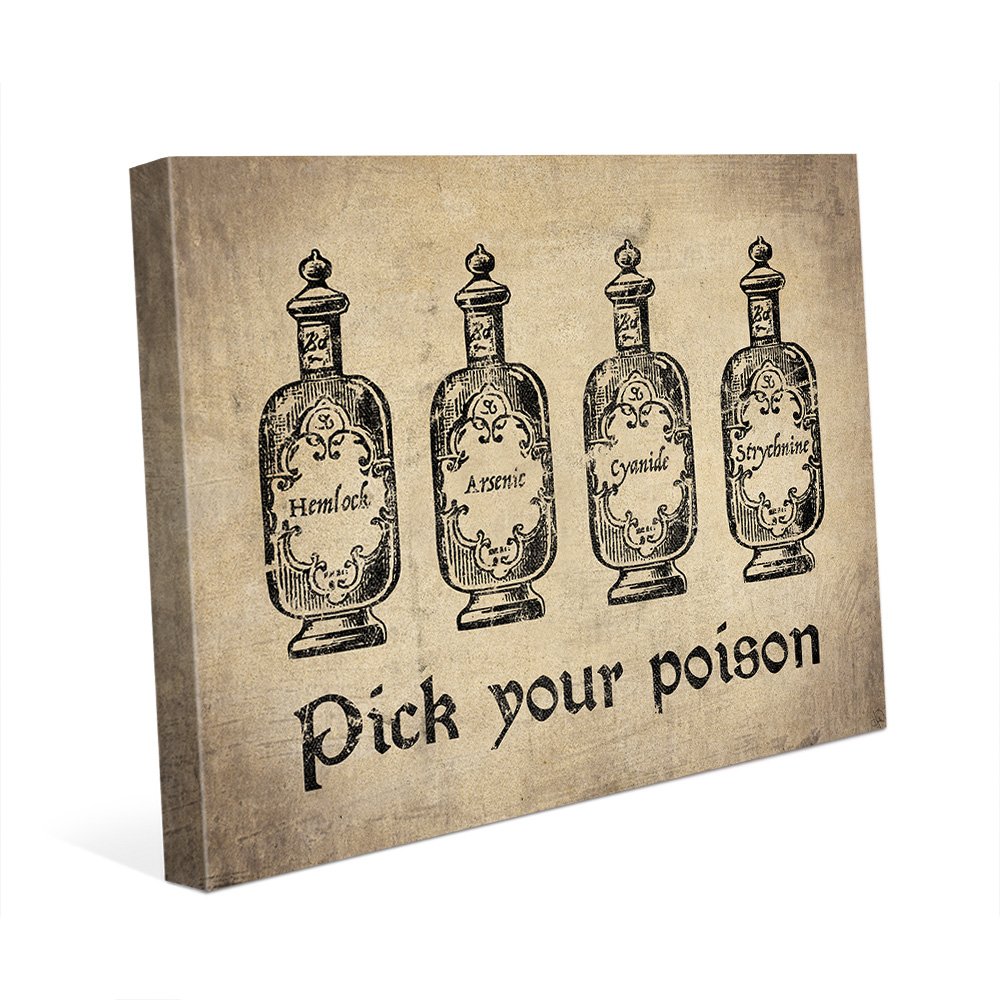 Arsenic Poison Bottle In Hand