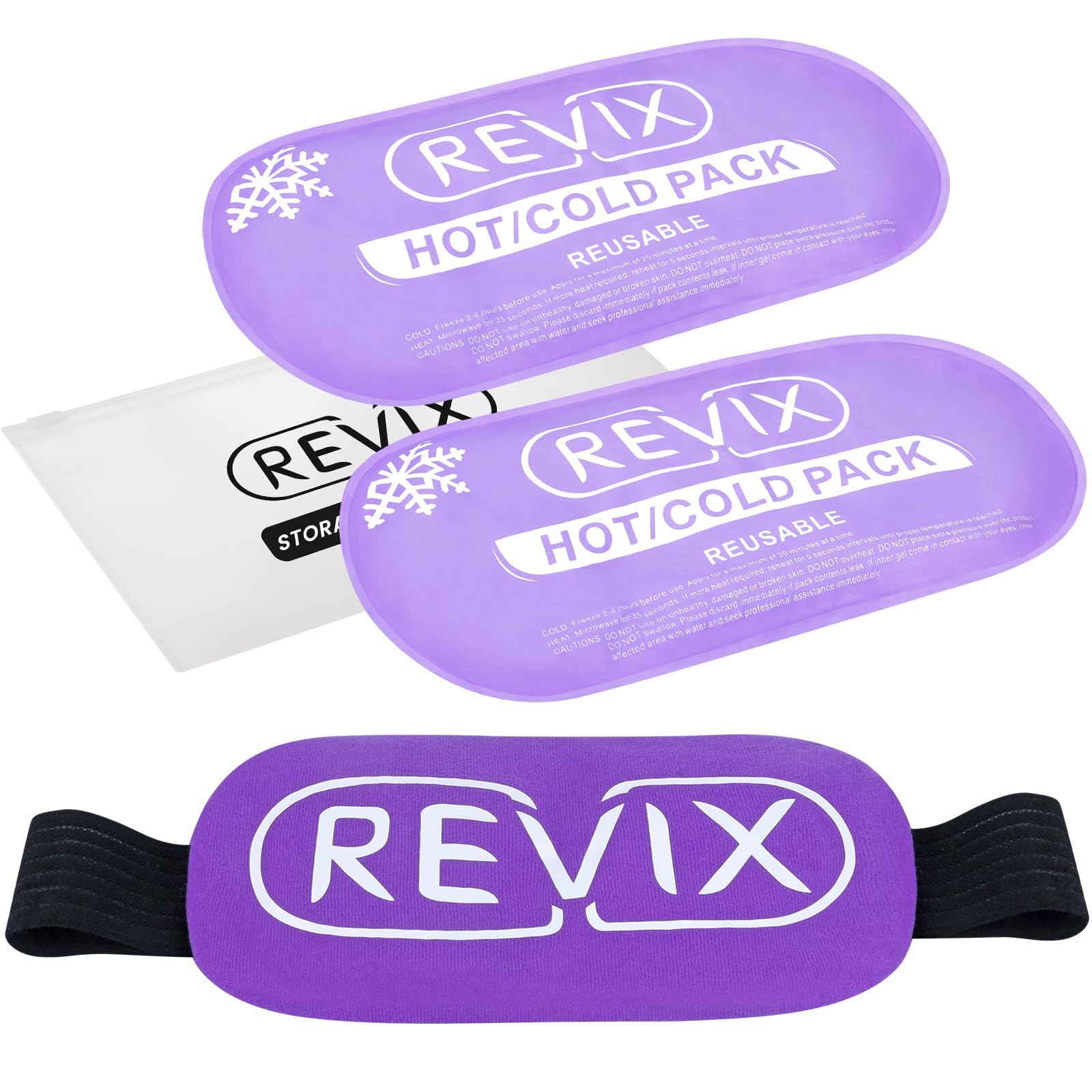 Snapklik.com : Gel Ice Pack For Pain Relief, 2 Pack Cold Packs For ...