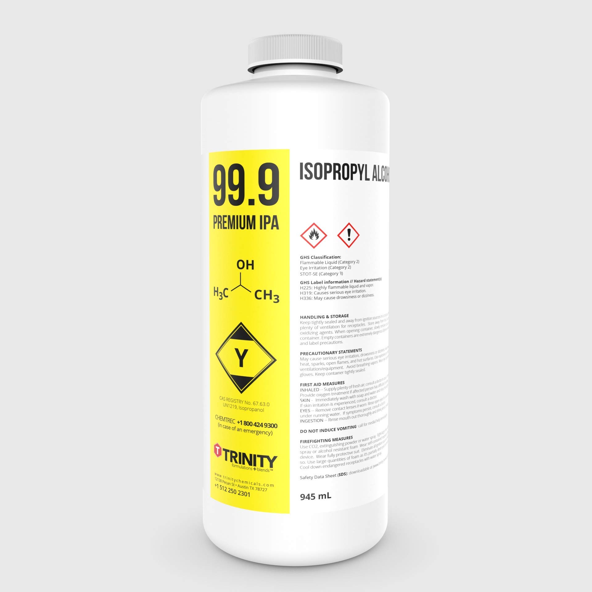 Isopropyl Alcohol Ghs Secondary Label GHS Secondary Container
