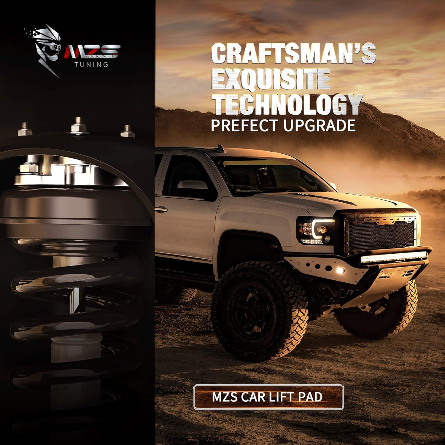 Snapklik.com : MZS 2" Front Leveling Lift Kit Compatible