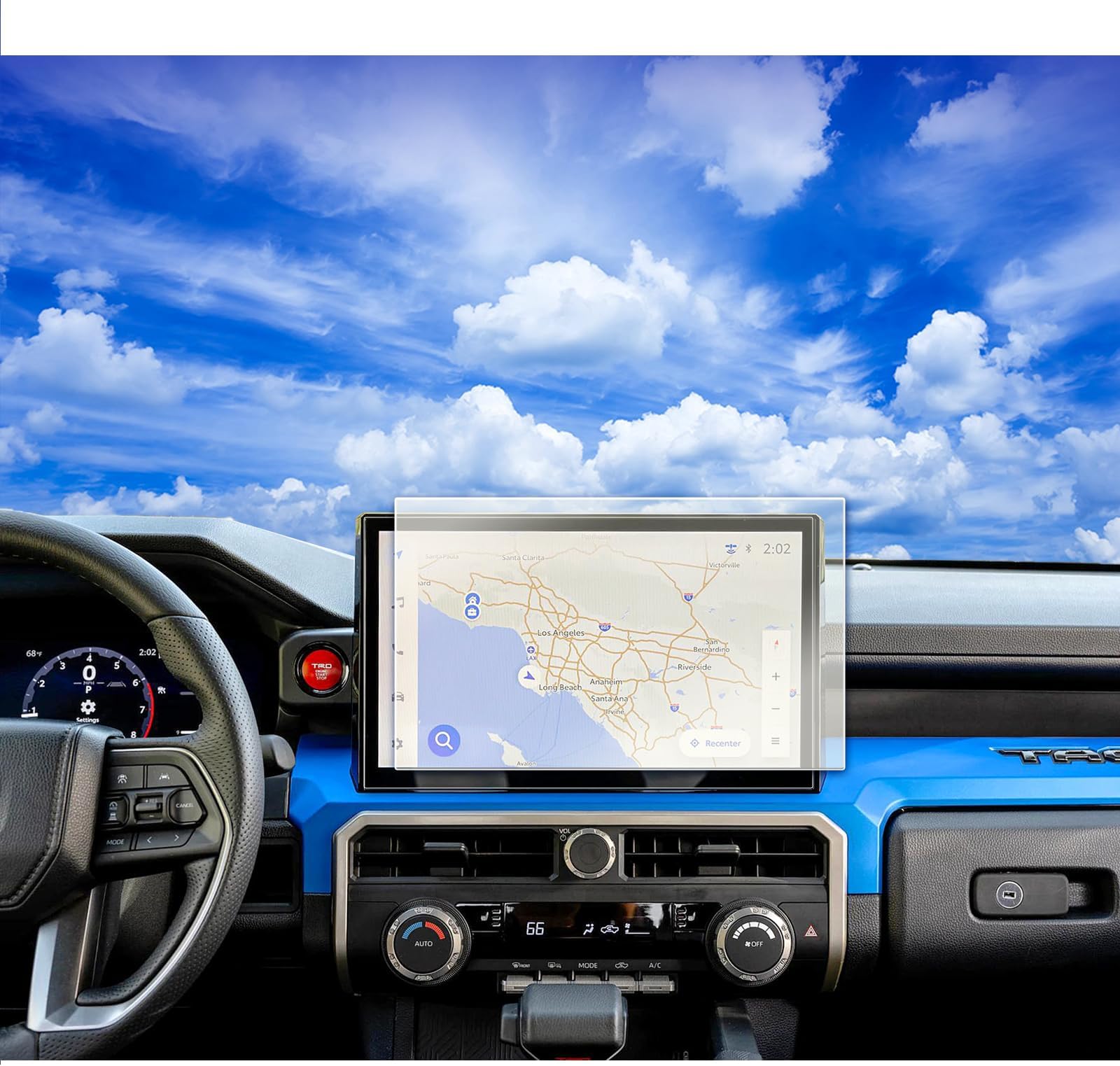 Amazon.com: EUEKY (2PCS) MATTE 2024 Tacoma Screen Protector 14Inch 2025 ...