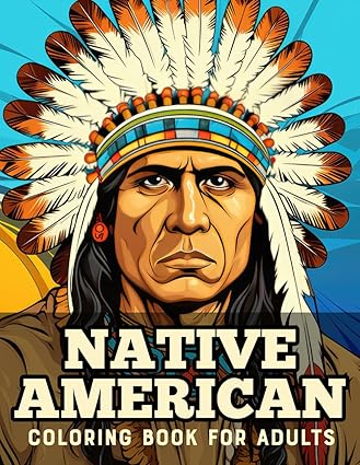 Amazon.com: Native American: Coloring Book For Adults And Kids Features ...
