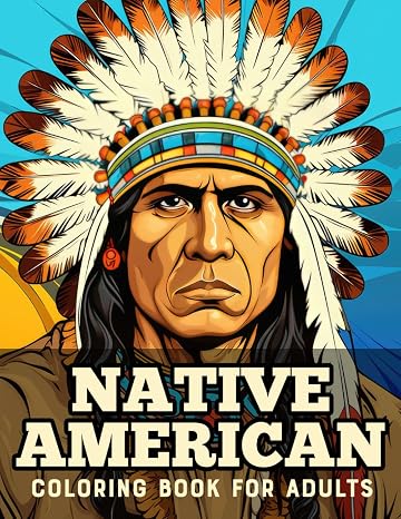 Amazon.com: Native American: Coloring Book For Adults And Kids Features ...