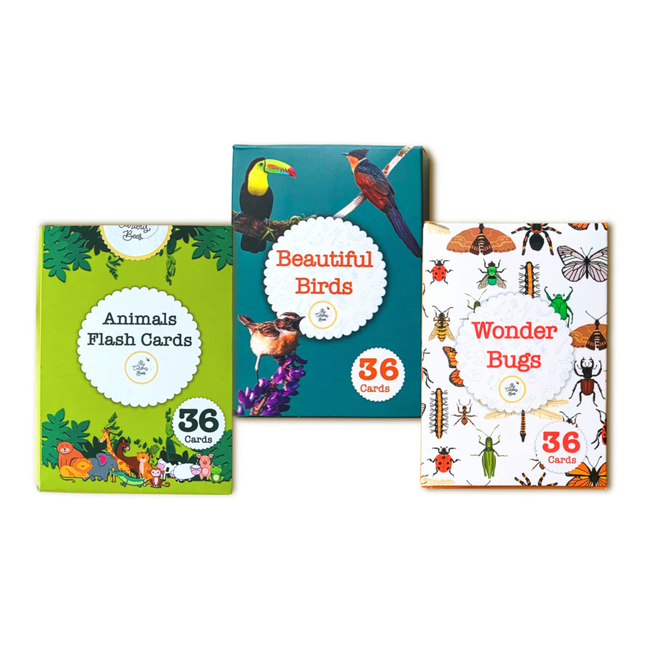 Buy The Curious Bees - Nature's Premium Flash Cards | Learn from 216 ...