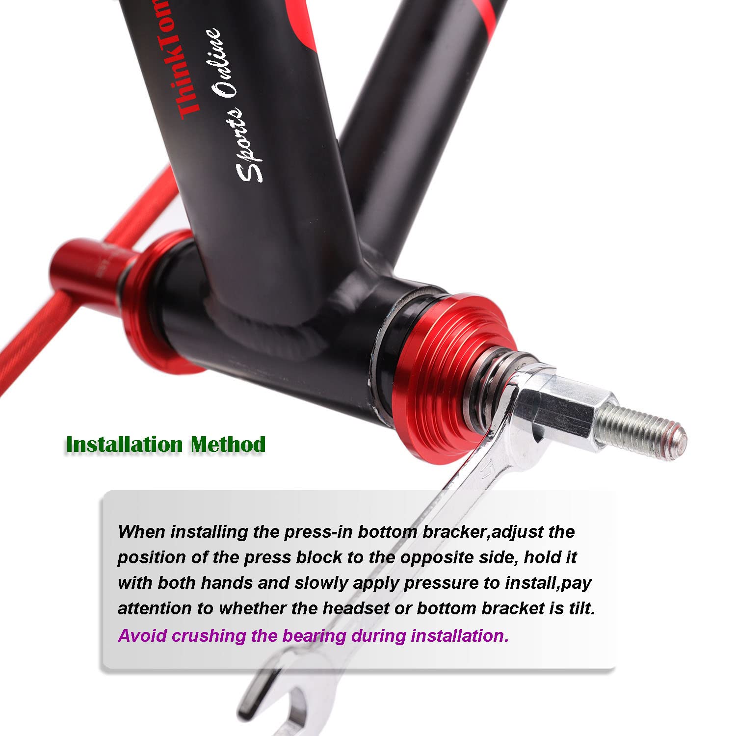 Snapklik.com : Bike Headset Cup And Bottom Bracket Press Installation ...