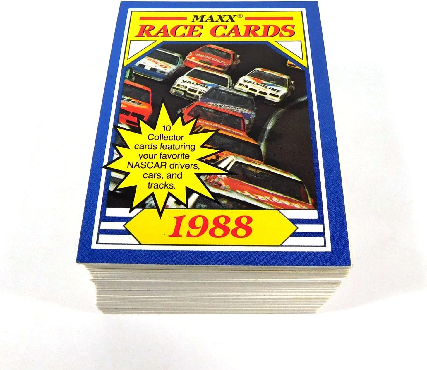 Amazon.com: 1988 Maxx NASCAR Racing Race Cards Complete Trading Card ...