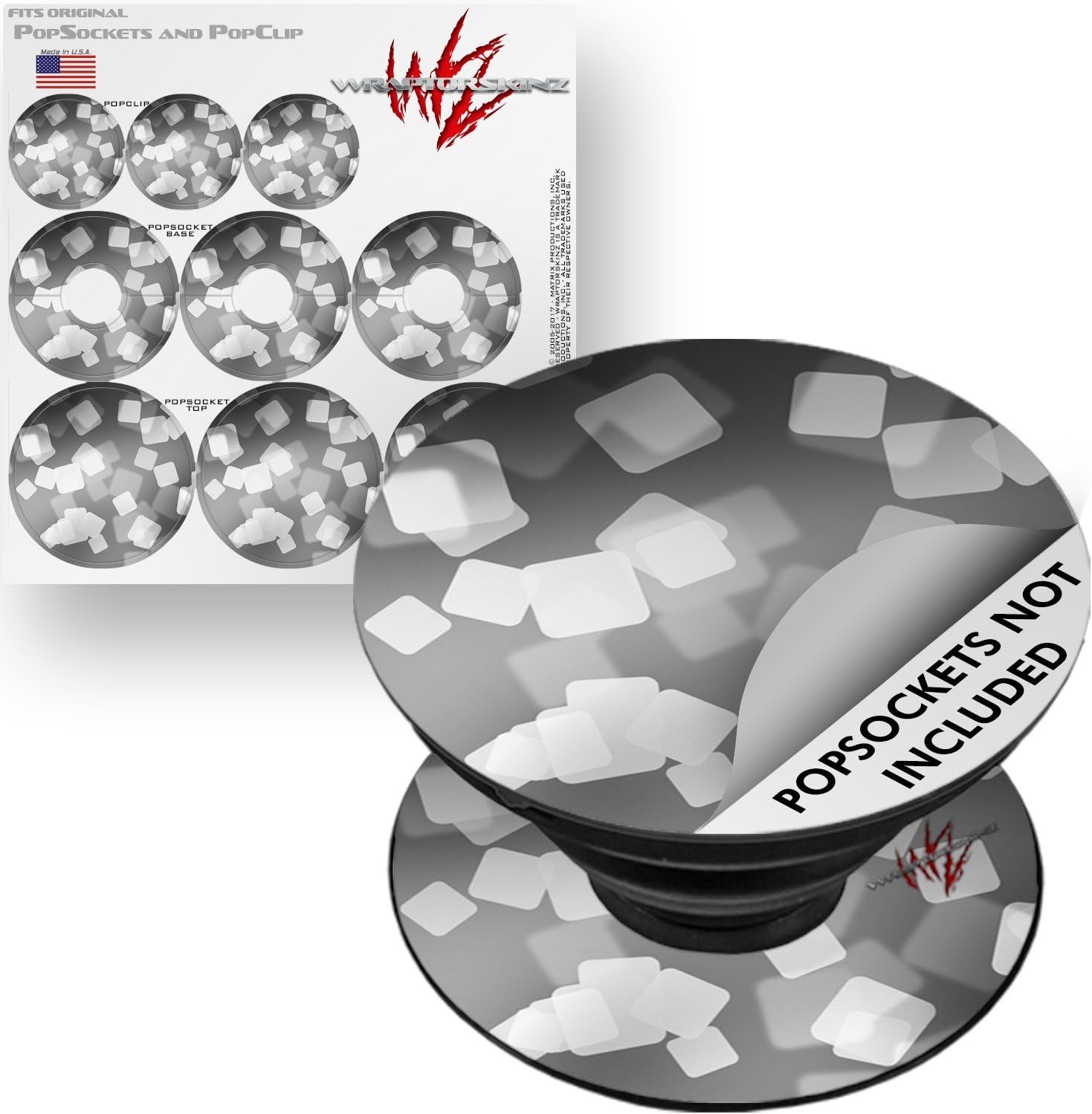 Amazon.com: Decal Style Vinyl Skin Wrap 3 Pack for PopSockets Bokeh ...