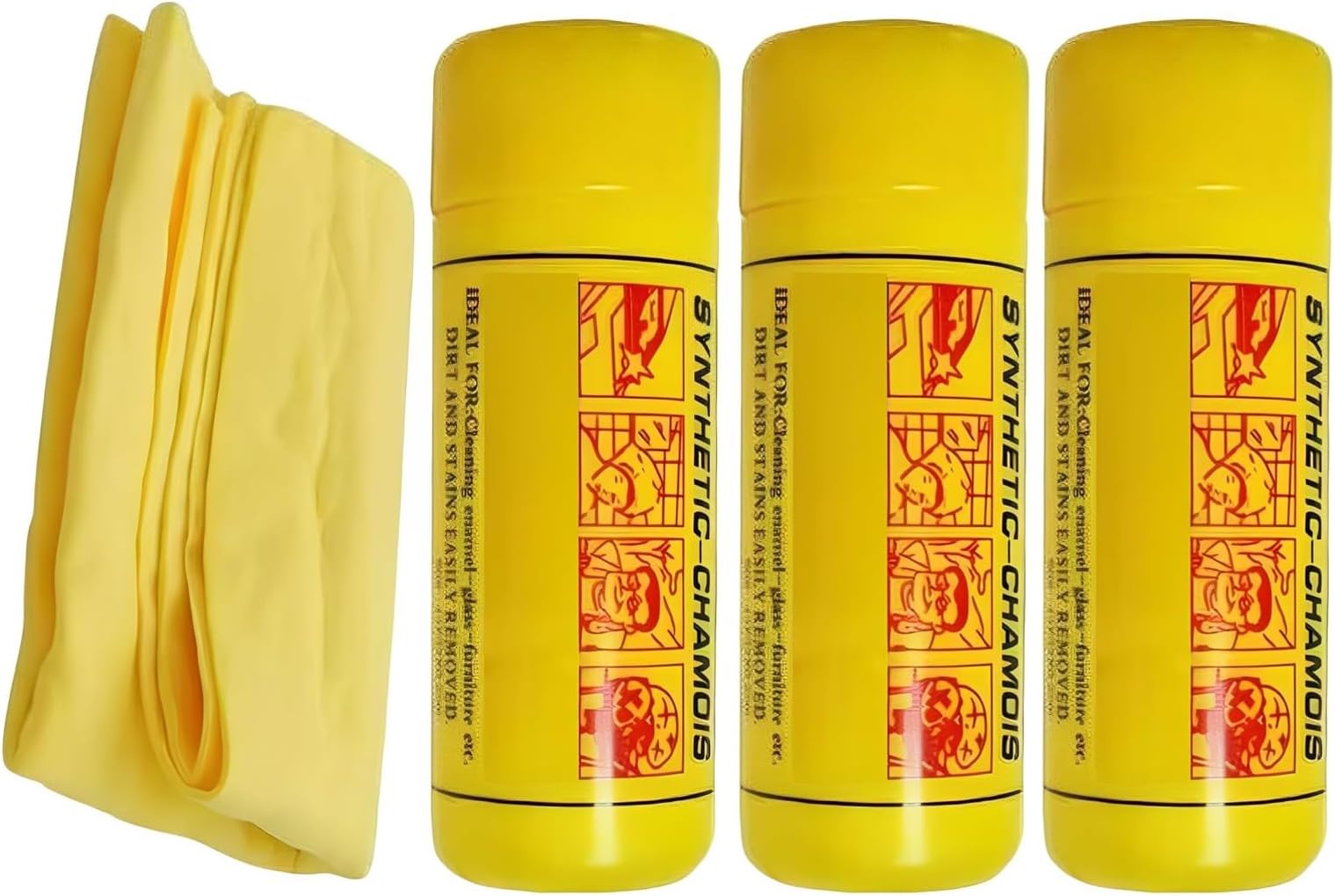 AUTO VOGUE Chamois Cloth | Set of 3 | Cleaning Car & Bikes | Super ...