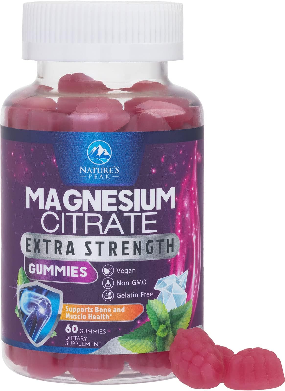 Amazon.com: Qunol Magnesium Citrate Gummies for Adults, 250mg Magnesium ...