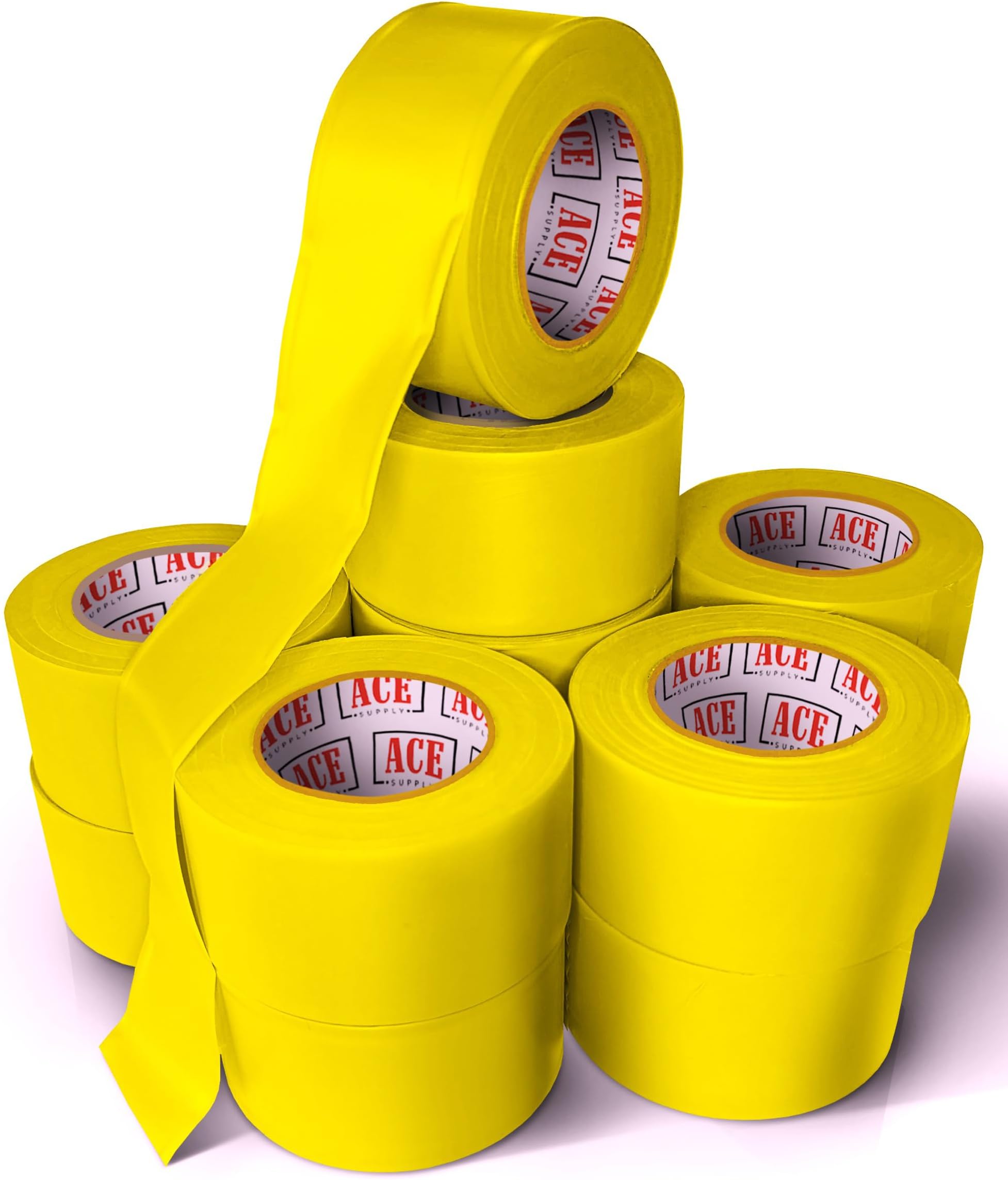 Amazon.com: Brady Yellow Flagging Tape for Boundaries and Hazardous ...