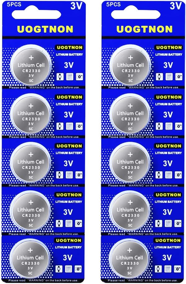 Amazon.com: UOGTNON CR3032 (BR3032) 3V Lithium Battery (6 - Pack ...