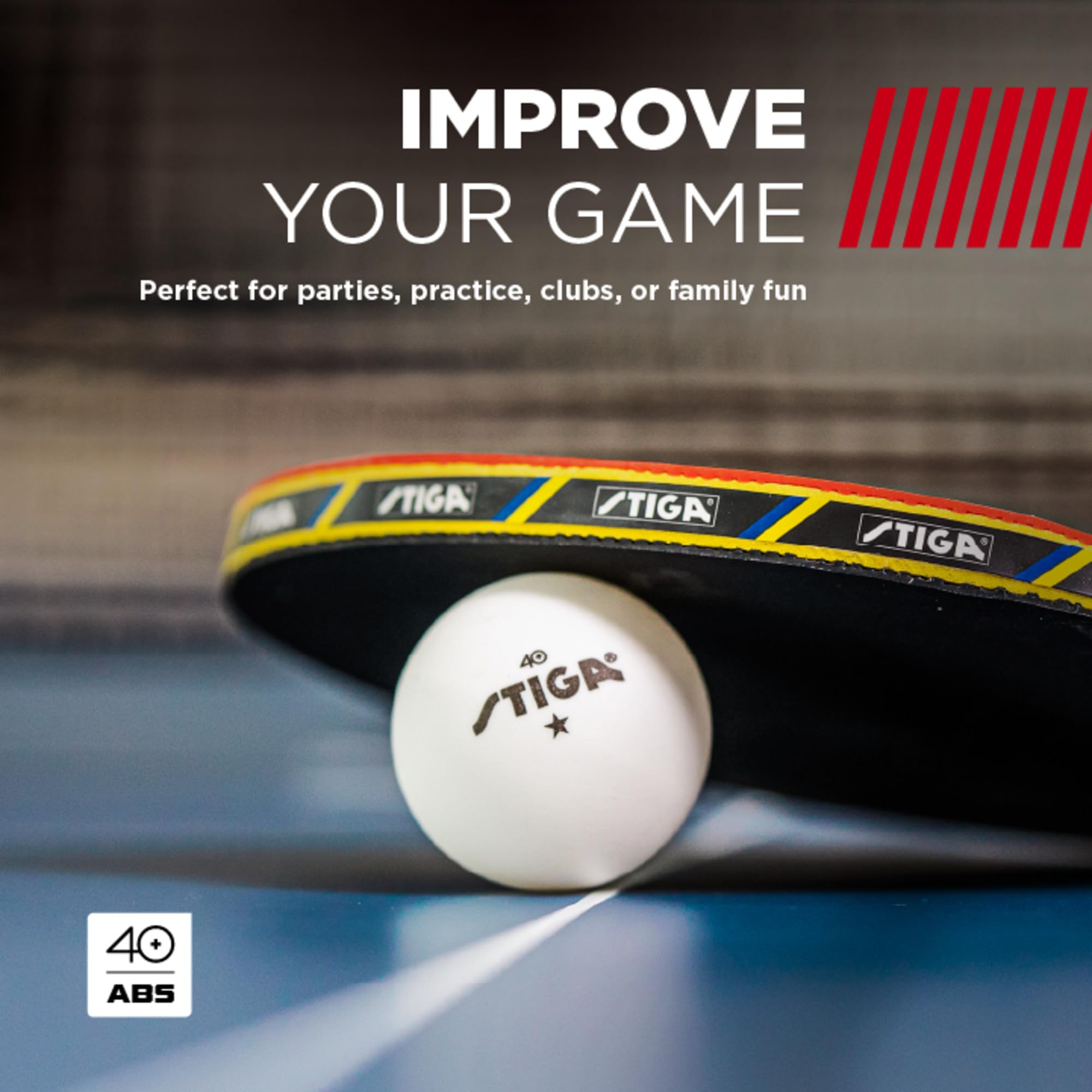 Ping Pong Balls Bulk Ping Pong Equipment STIGA 6-Pack 2-Star Table ...