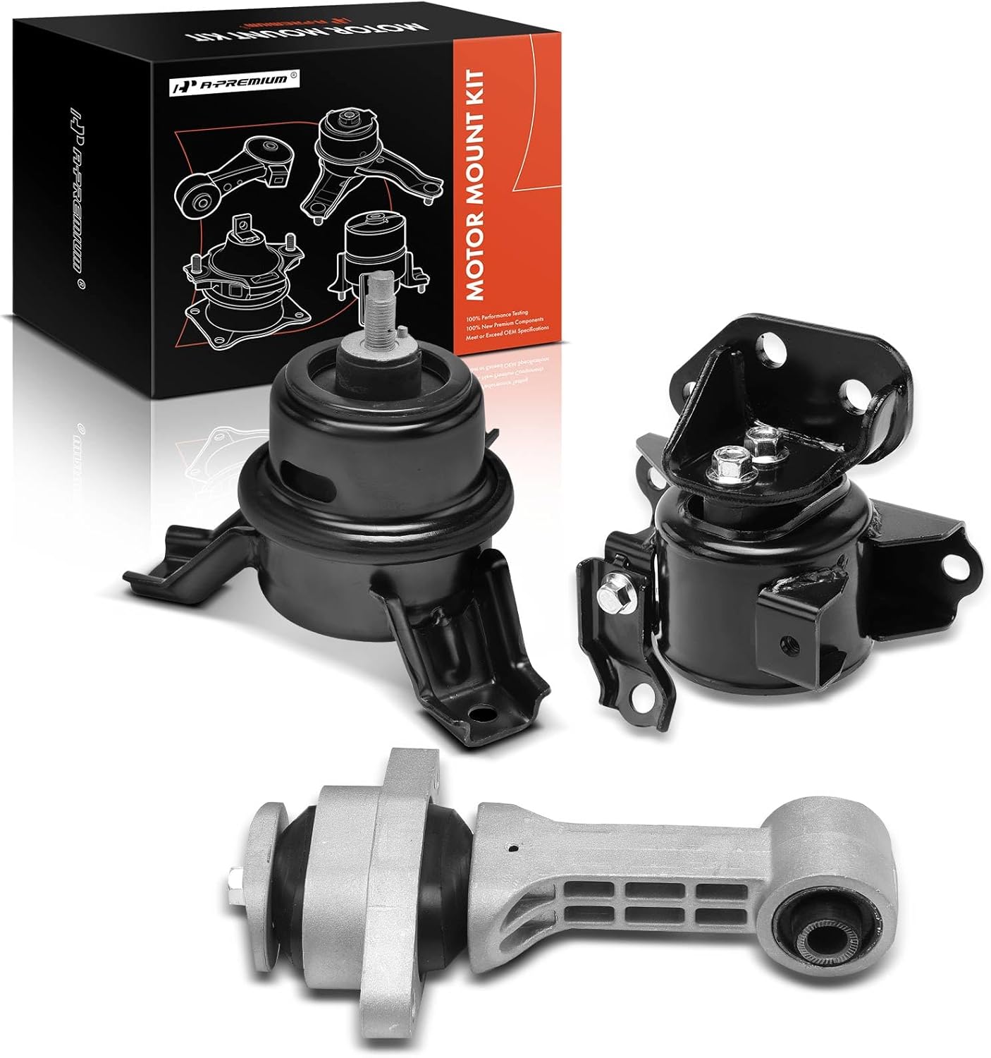 Amazon.com: A-Premium 4PCS Engine Motor Mount and Transmission Mount ...