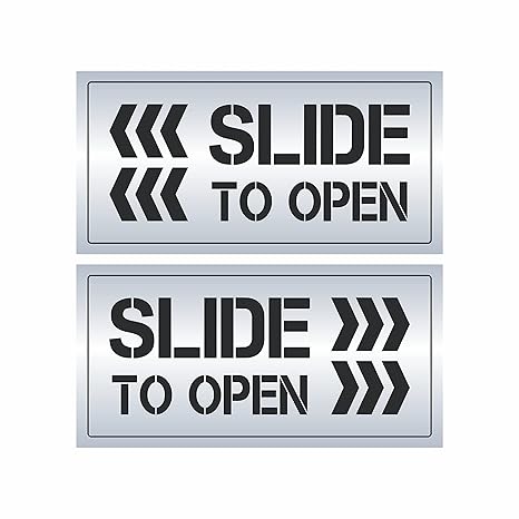 Anne Print Solutions® Slide to Open Stickers Self Adhesive Vinyl Pack ...