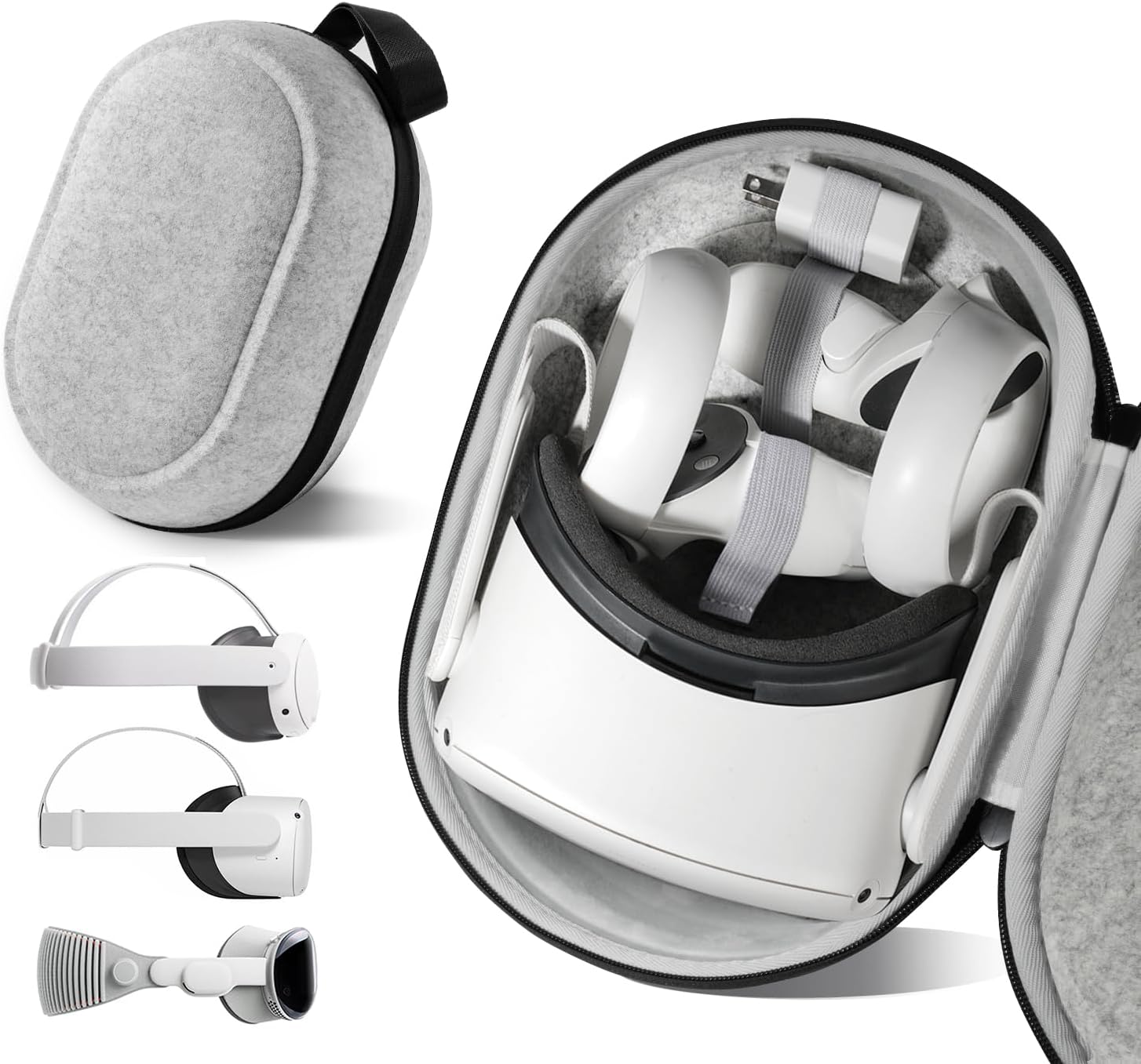 Amazon.com: OPTOSLON Compact Hard Carrying Case Compatible with Oculus ...