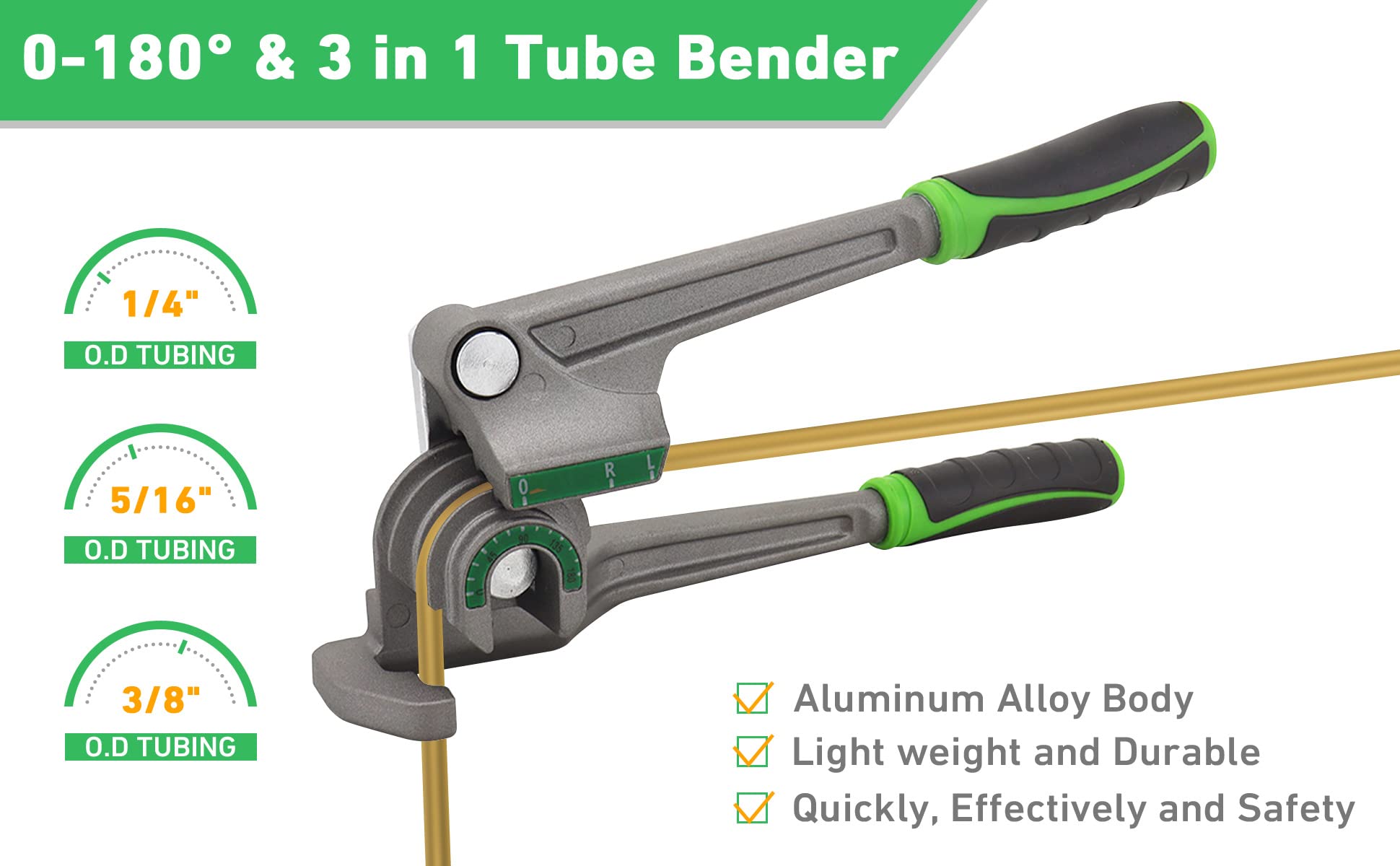 Snapklik.com : Tube Bender 1/4", 5/16", 3/8"