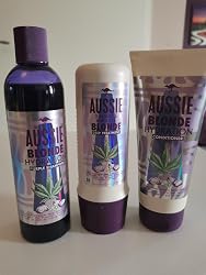 Aussie Blonde Hydration Vegan Purple Shampoo, Conditioner And 3 Minute ...