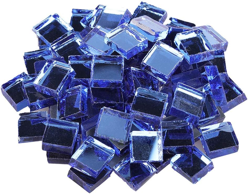 Amazon.com: Milltown Merchants™ Light Blue Mosaic Tiles - Bulk Mosaic ...
